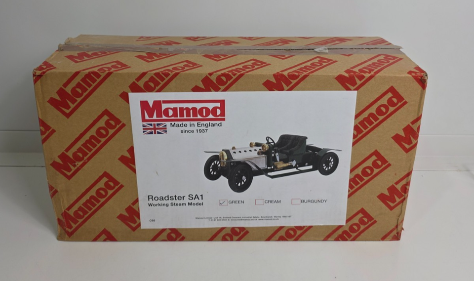 Rare Green Mamod Steam Roadster Car SA1- opened box- unused item - Free ...