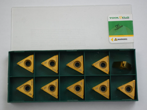 10 x TOOL FLO Carbide Inserts - TNMC444P2SEXTTF1256GP50C, S1256444N4C ...
