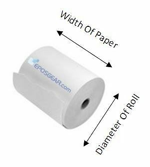 Thermal Paper Credit Card Machine Till Rolls ~ 57x40 mm | eBay UK
