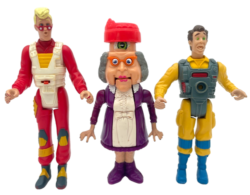 The Real Ghostbusters 3 Action Figure Lot (1988) Egon / Granny Gross ...