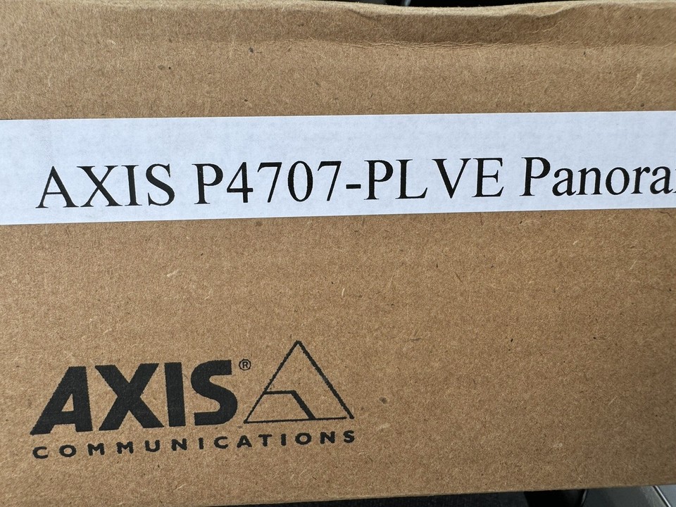 Axis Communications P4707-PLVE Dual Sensor Network Camera 02416-001 ...