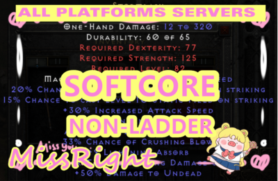 NON/ETH Stormlash Scourge🌺PC-SWITCH-PS-XBOX🌺Diablo 2 Resurrected SC Non ...