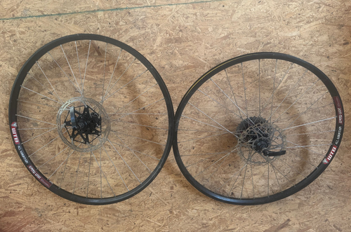 WTB All Mountain Speed Disc 26" MTB Bike Wheel Set with Rotors/Sram ...