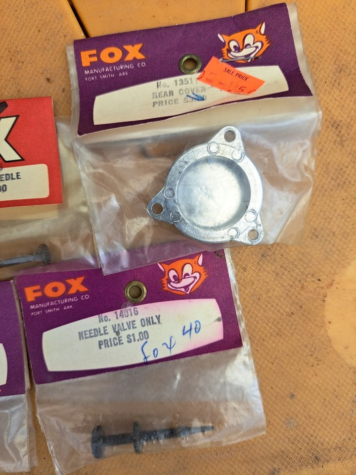 FOX Rc Ucl Model Airplane Engine Parts Lot | eBay