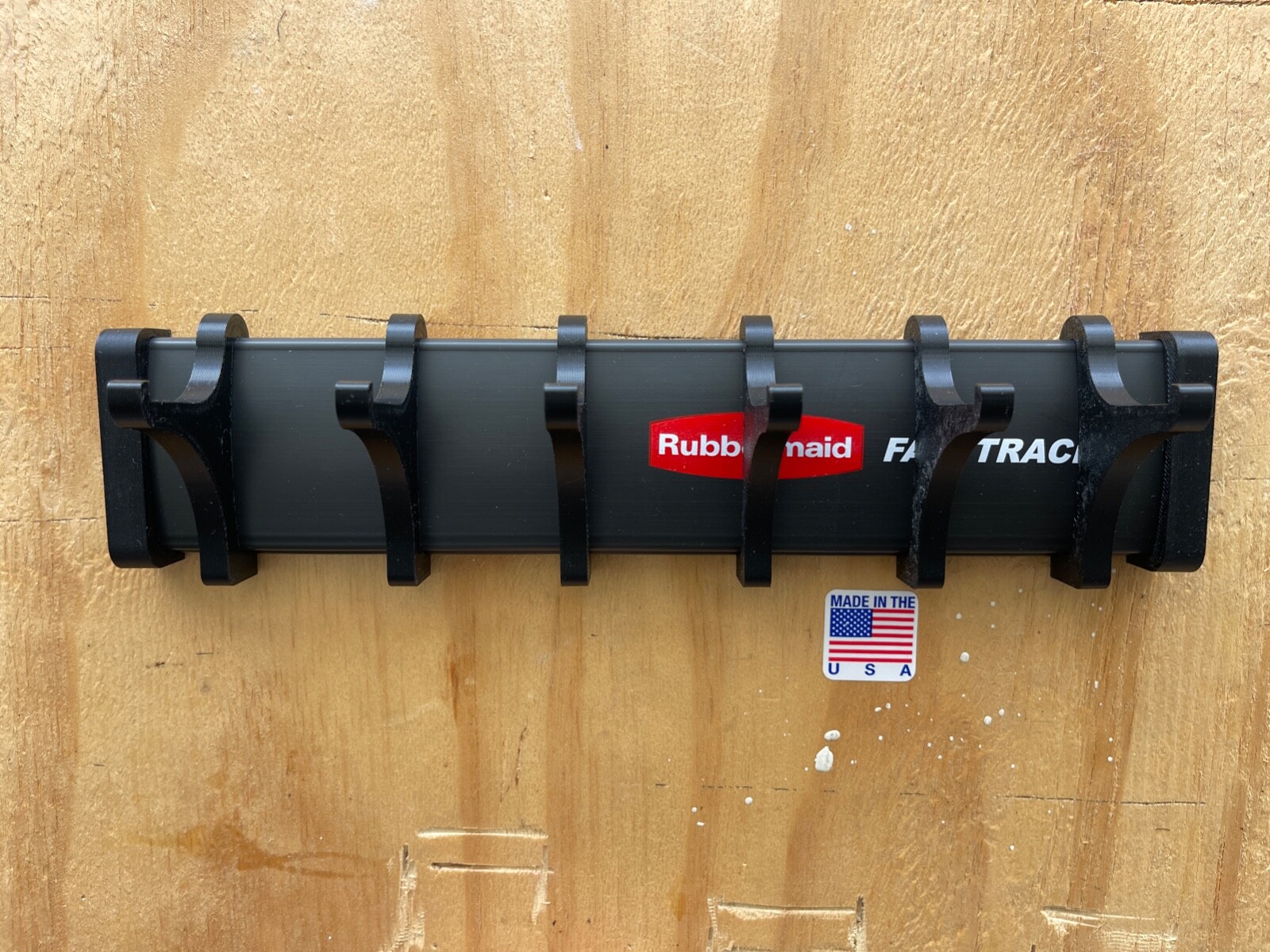 6 PACK of Single Hooks for Rubbermaid FastTrack Fast Track Rail Handle ...