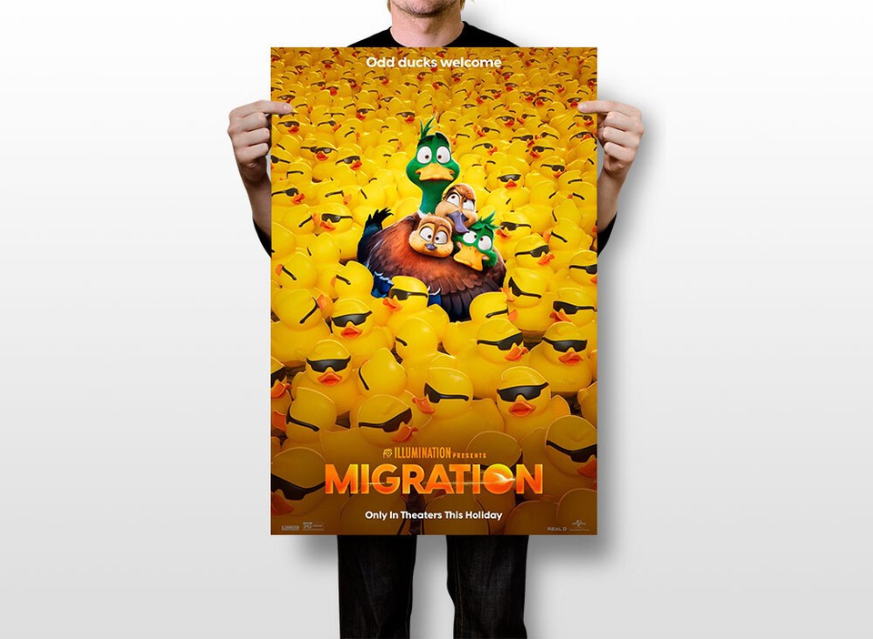 Migration Movie Animation Comedy Action Wall Art Home Decor - POSTER 20 ...