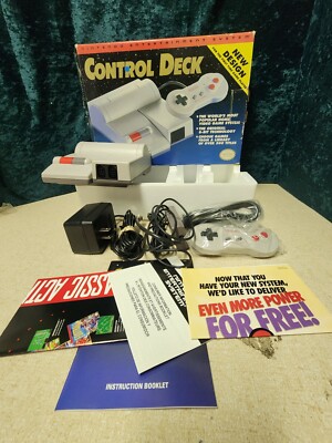 Nintendo Entertainment System NES Control Deck Console CIB Complete in ...