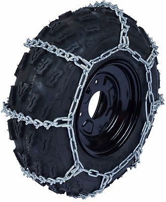 25X11X12 Tire Chains ATV UTV Quad 5.5mm V-Bar Link Snow Ice Mud ...