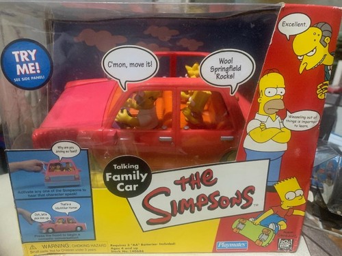 Mint Sealed Simpsons Interactive Talking Family Car - Homer,, Bart ...