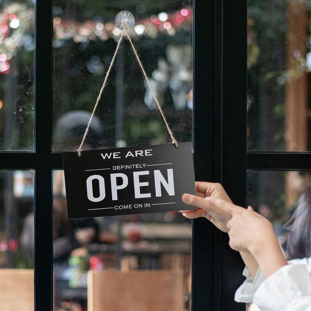 Wood Door Sign Reminder Signs Door Hanger Durable Hotel Bulletin Board ...