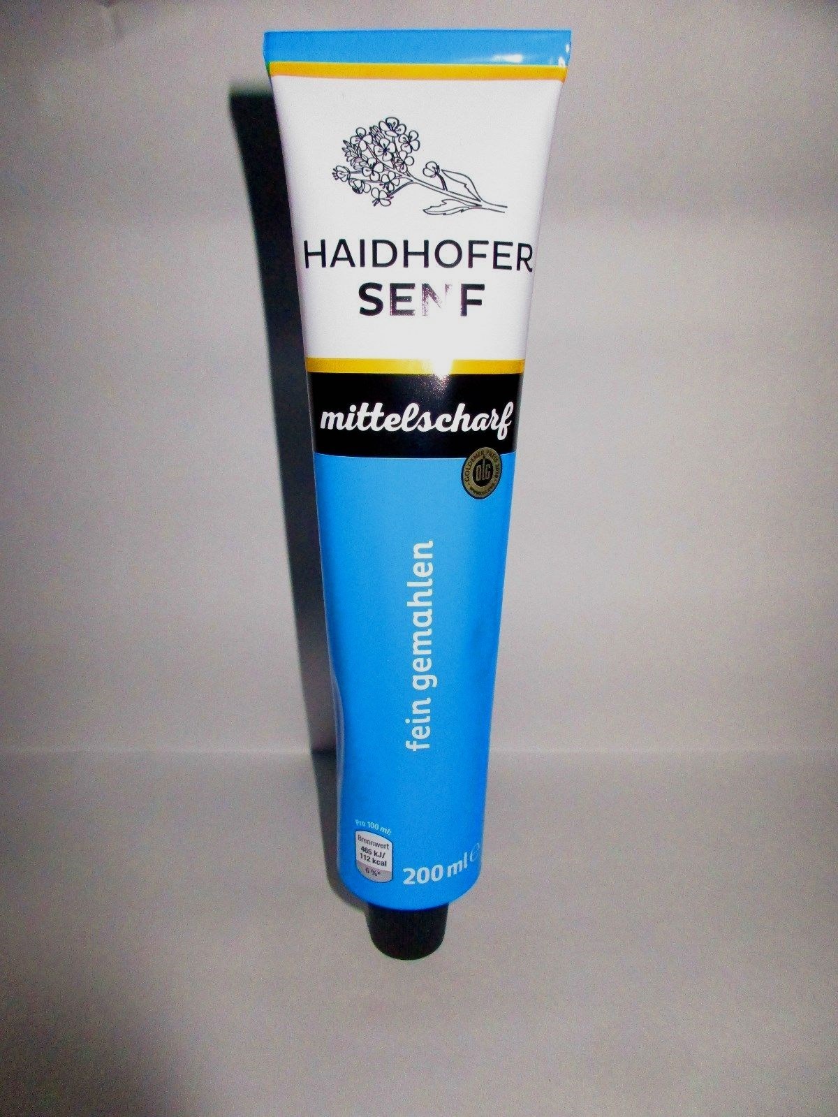 Haidhofer German Mustard Senf mittelscharf medium sharp (200ml) NEW ...
