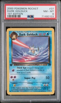 Pokemon Dark Golduck 1st Edition PSA 8 NM-MT - Team Rocket #37 | eBay