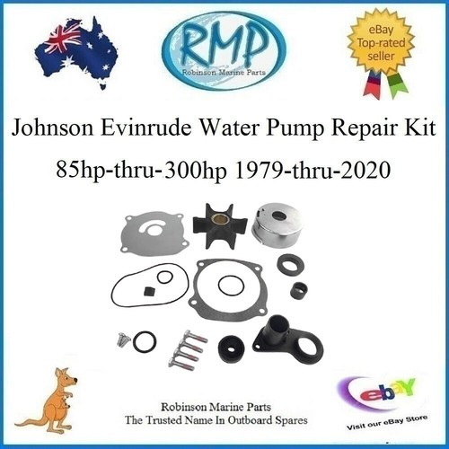 A New Evinrude Johnson V4 V6 V8 Water Pump Impeller Kit 1979-Thru-2020 ...