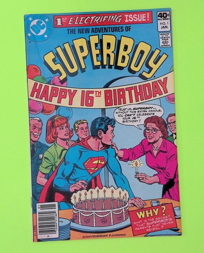 New Adventures of Superboy #1 1980 DC Comics Newsstand MID GRADE L28 ...