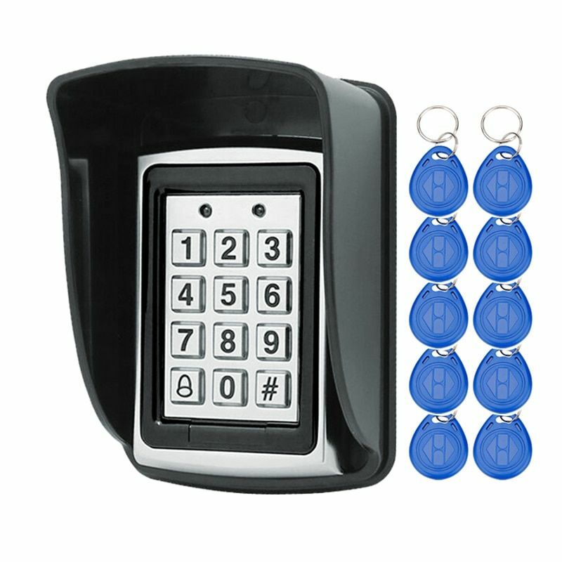 RFID Metal Access Control Keypad Waterproof Cover Contactless Door ...