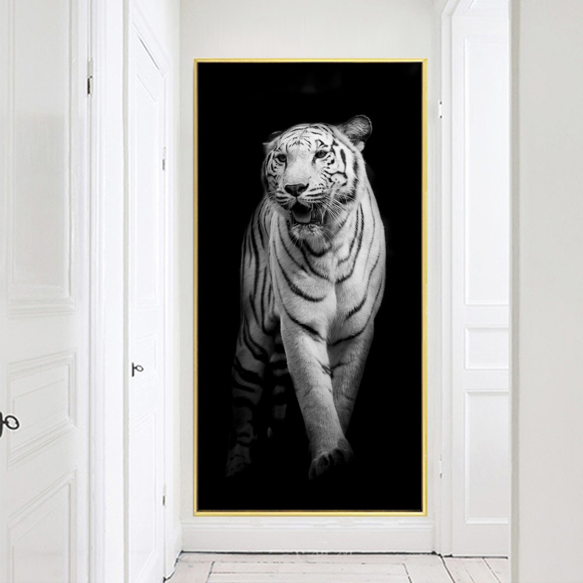 Bengal Tiger Door Mural