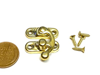 Small gold latch Jewelry Box Hasp 26mm Lock (S) 2.6cm x2.3cm B21 | eBay