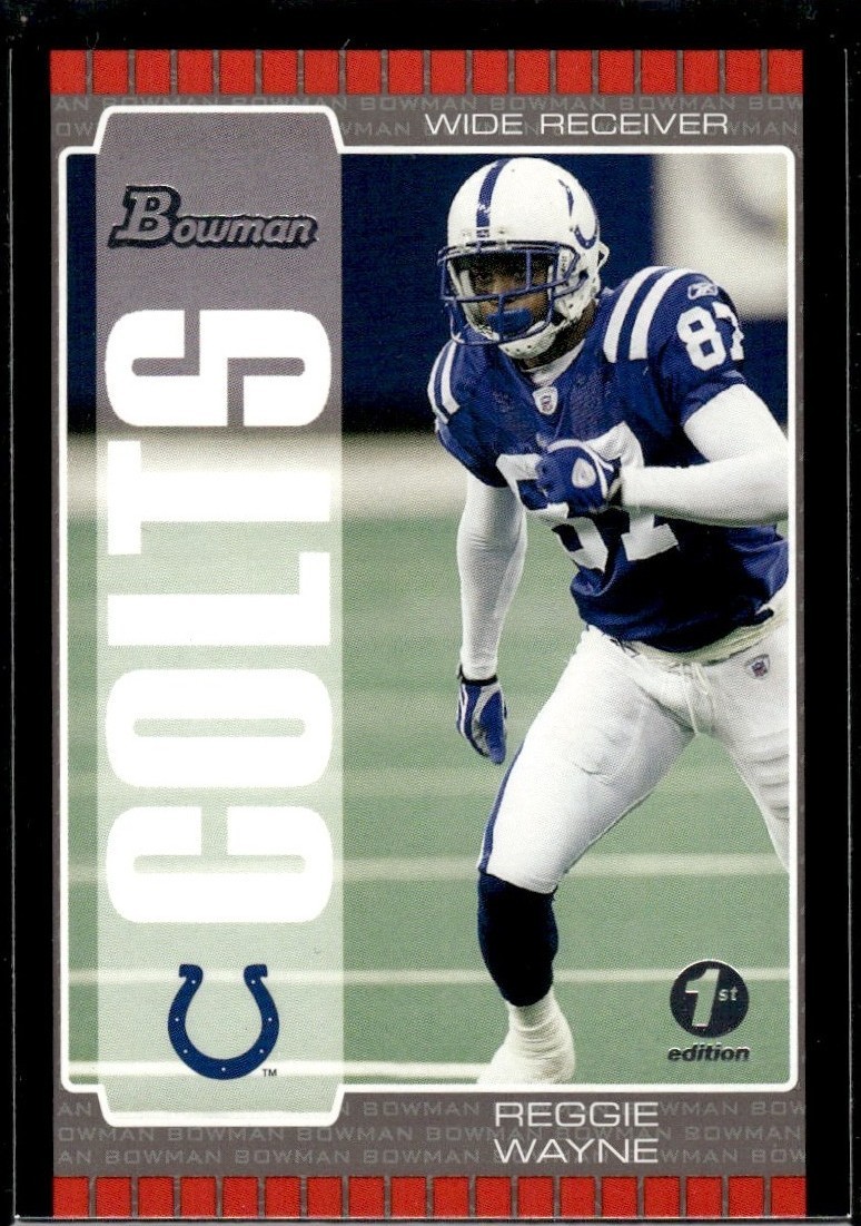 2005 Bowman - Reggie Wayne #93 1st Edition for sale online | eBay