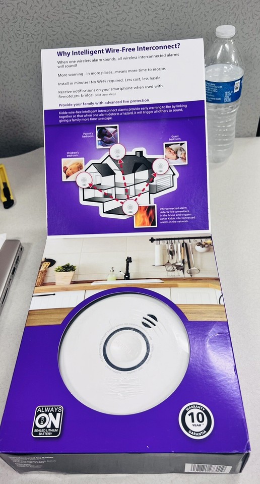 Kidde Smoke & Carbon Monoxide Detector, Lithium Battery Powered ...