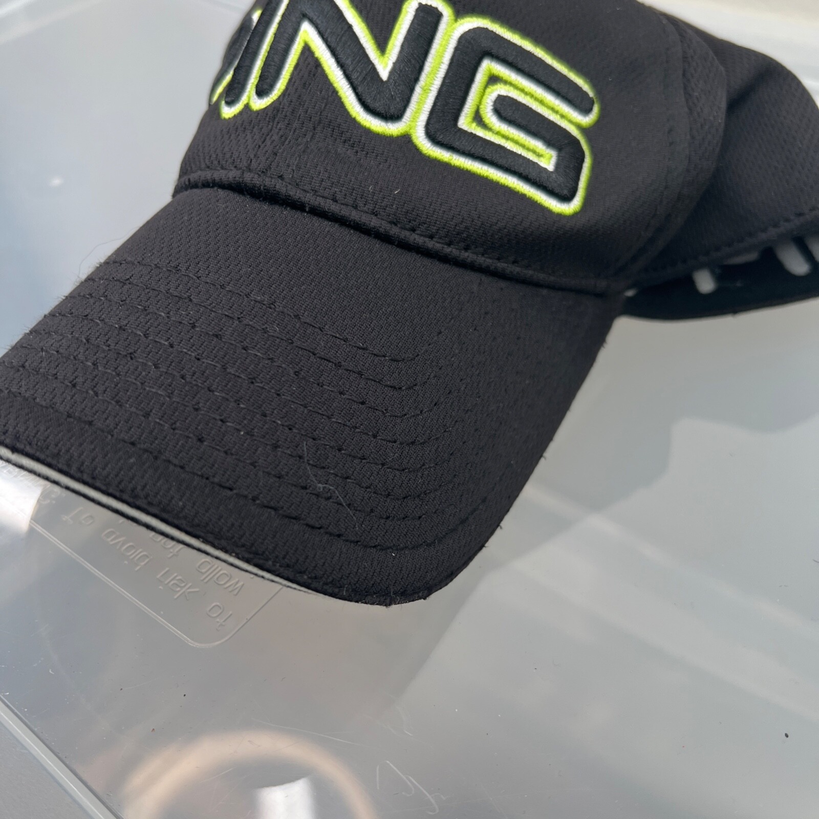 Ping Hat Men One Size Black Baseball Cap Golf Sports Stretch Outdoors ...