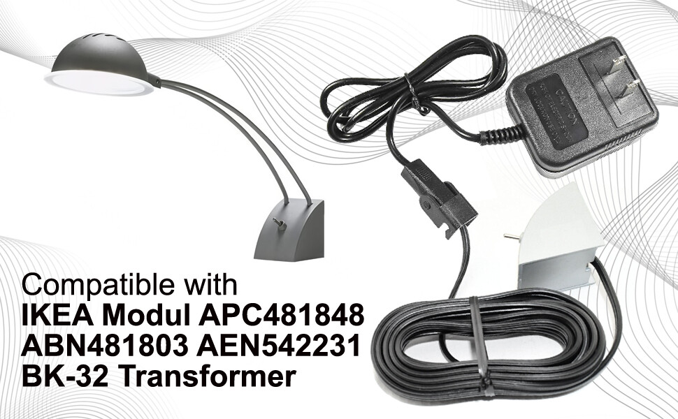 AC Adapter, Power Cord for IKEA Modul APC481848 ABN481803 BK-32 ...