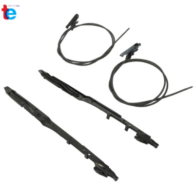 Sunroof Glass Cables+Track Assembly Set For Ford 15-20 F150，17-19 F250 ...