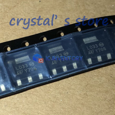 15PCS LD1117S33TR IC REG LDO 3.3V 0.8A SOT223 ST | eBay