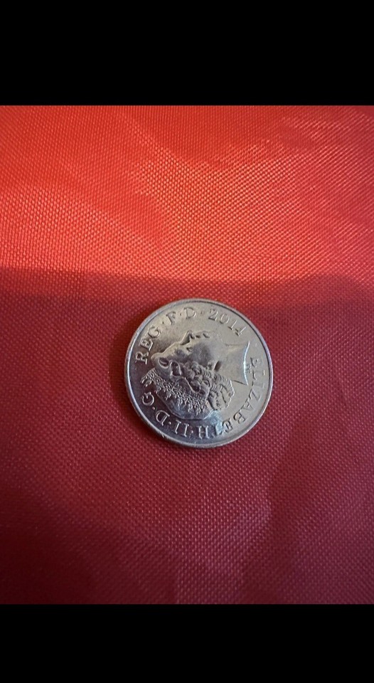 Royal Mint ERROR 2014 Broadstruck Collar Error 10p Ten Pence Coin ...