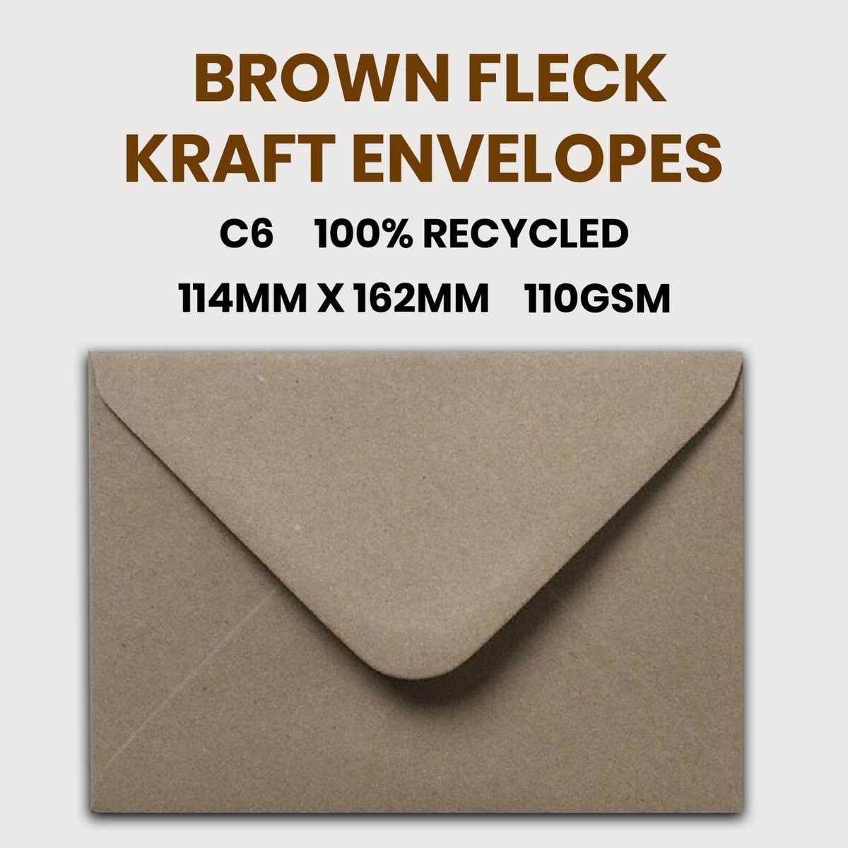 Recycled Kraft Envelopes