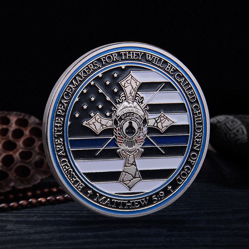 50PCS Collection Police Officer Challenge Coin Law Enforcement Thin ...