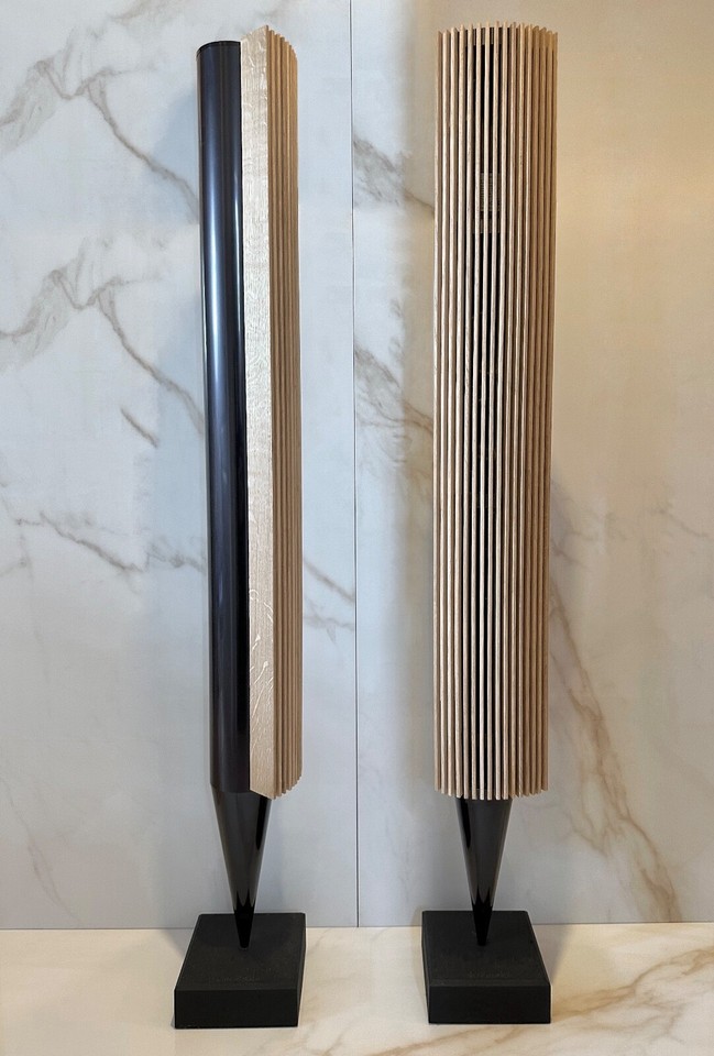 Beolab 8000 oak wood cover (pair) premium handmade for Bang & Olufsen ...