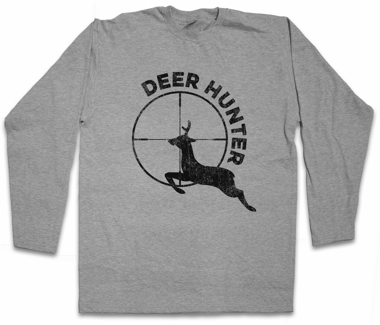 DEER HUNTER LANGARM T-SHIRT Hunter Hirsch Bear Hunting Sport Rifle Jagd ...