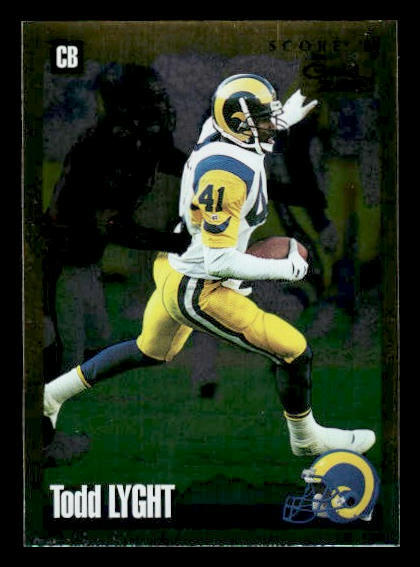 1994 Score #130 Todd Lyght Gold Zone Los Angeles Rams | eBay