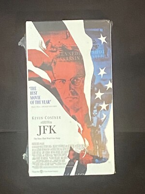 JFK VHS FACTORY SEALED 1991 Kevin Costner 85391230632| eBay