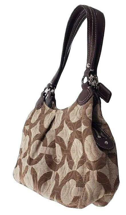 Coach Classic Pattern Small Shoulder Bag - Gem