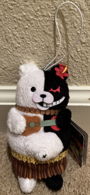 Super Danganronpa 2 Plush Doll Mascot FuRyu Monokuma Hawaiian | eBay