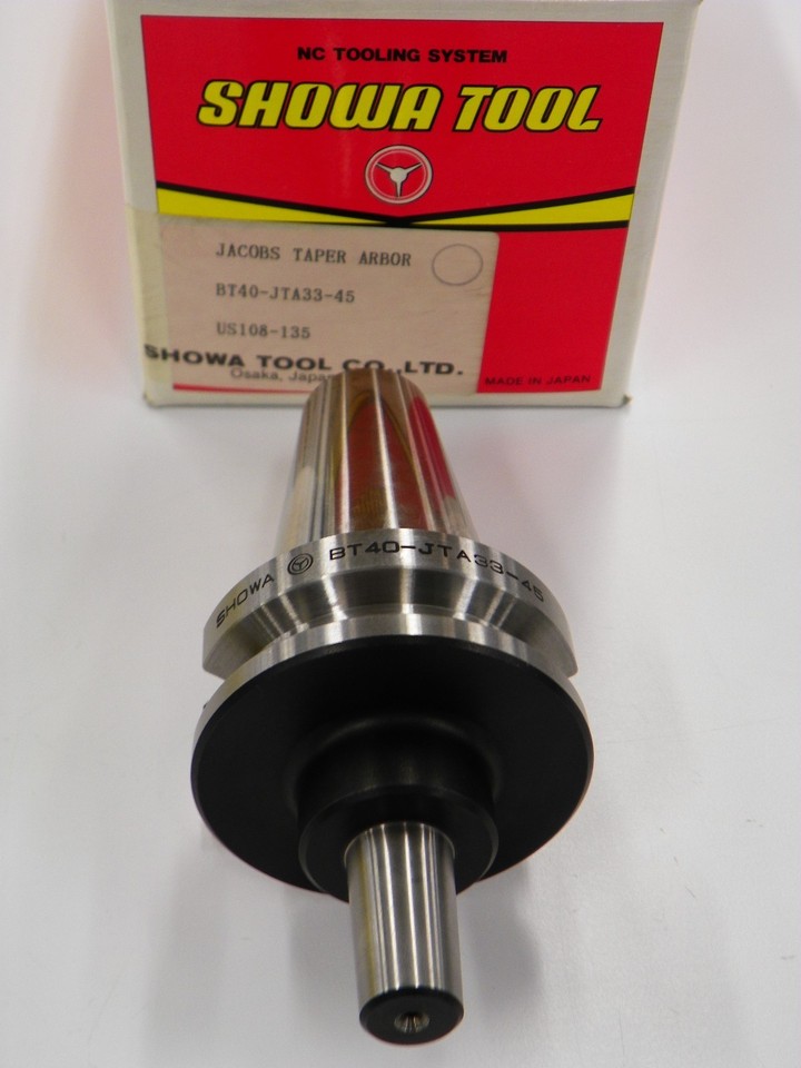SHOWA, BT40 JACOBS TAPER ARBOR, #BT40-JTA33-45 TB988 | eBay