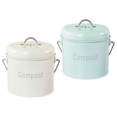 Compost Bin Compost Bucket Kitchen Composter for Food Waste Rust Proof ...