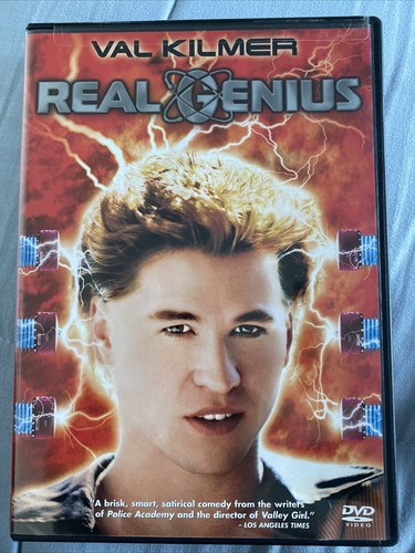 Real Genius (DVD, 2002) Val Kilmer, Excellent 43396077348 | eBay