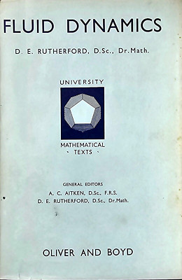 Fluid Dynamics, D.E. Rutherford 1959 G.Br. True 1st Ed RARE | eBay