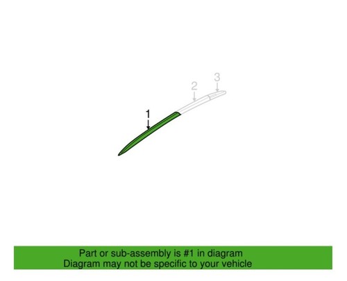 Genuine OEM 54375A19AA4 Set Of Roof Trim Strips - Primed For BMW E93 ...