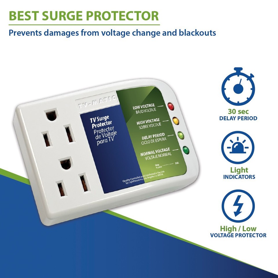 Electronic Surge Protector for TV, DVD and Game Consoles | eBay