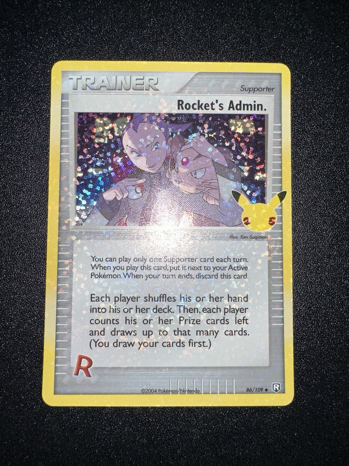 Pokemon TCG Rockets Admin 86/109 Celebrations Holo NM | eBay
