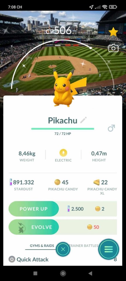 Pokemon Shiny Pikachu Seattle Mariners Baseball Background - TRA'DE GO ...