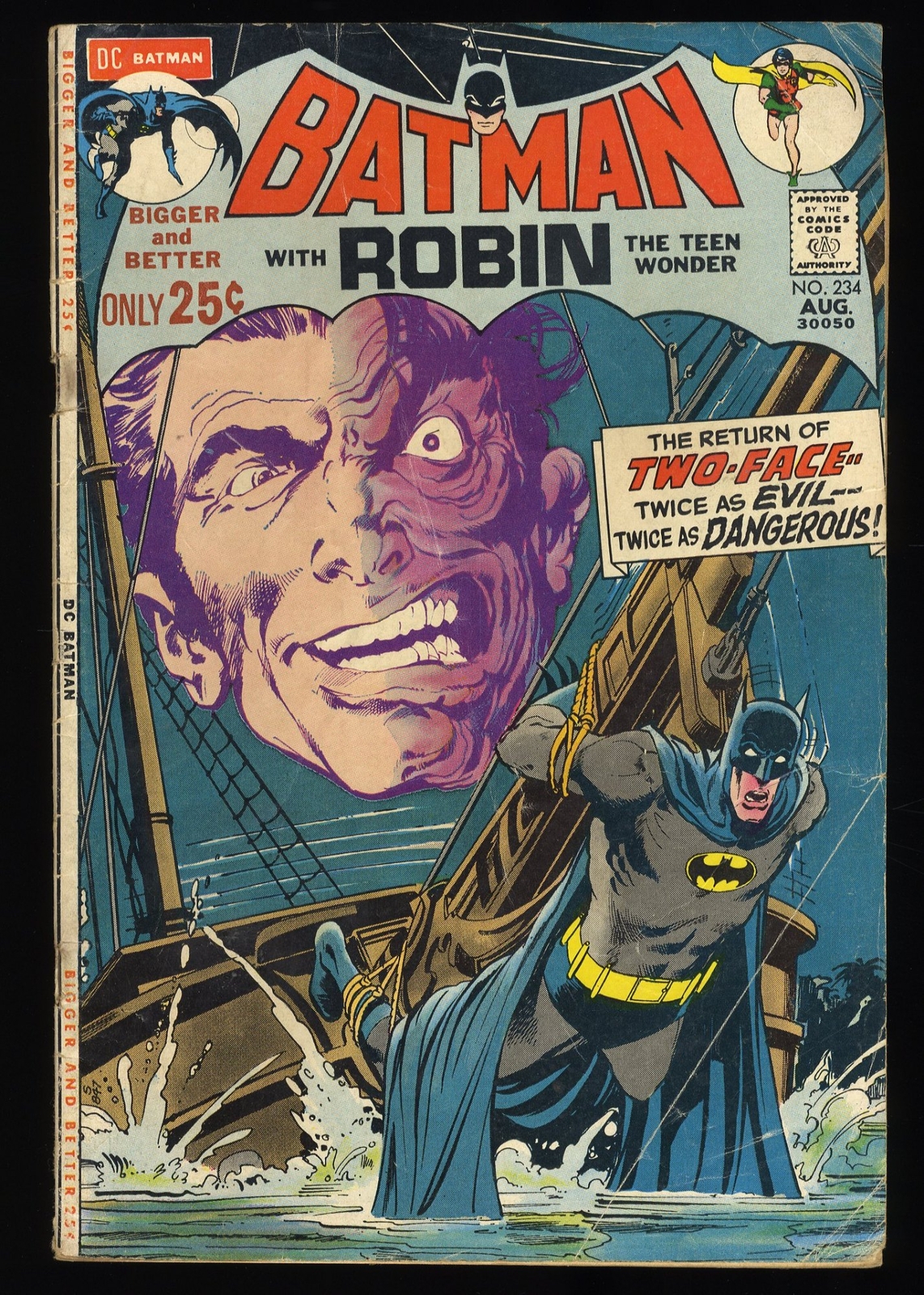 Batman #234 VG- 3.5 1st Appearance of Silver Age Two-Face! DC Comics ...