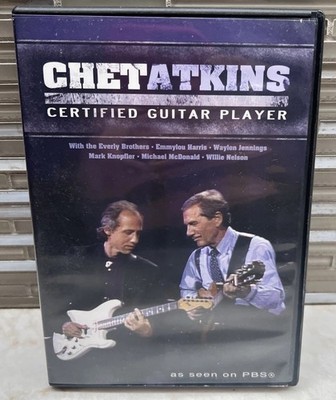 Chet Atkins DVD Video Certified Guitar Player Seen On PBS Live In ...