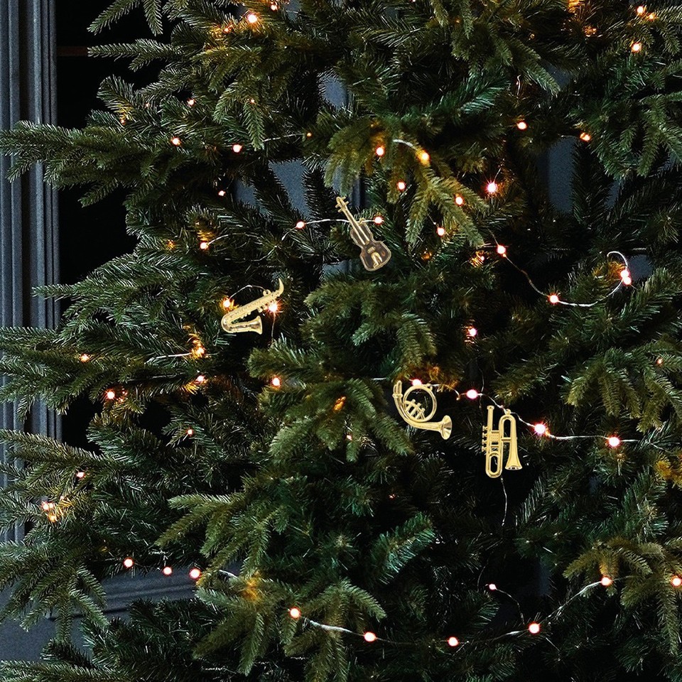 14 Pcs Miniature Guitar Model Trumpet Decoration Musical Instrument ...