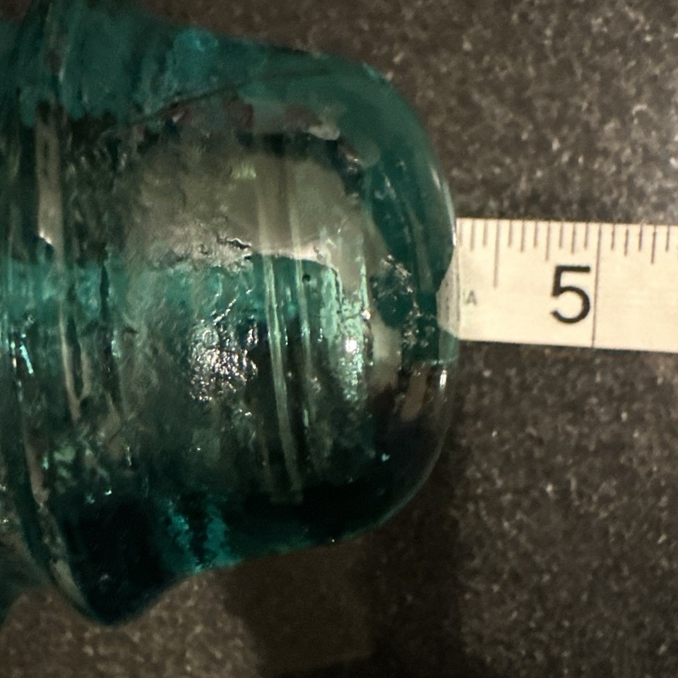 Glass Insulator Hemingray No 40 Made In USA Patented 1893 Aqua Blue | eBay