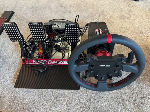 Simagic Bundle SIM Racing GTS Steering Wheel + Alpha U Wheelbase ...