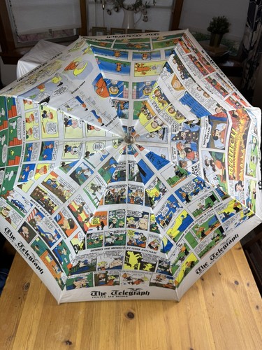 Vintage Newspaper Umbrella Cartoon Comic Strip Print The Telegraph | eBay